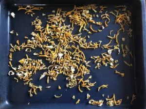 Dehydrated lemon powder from dried citrus peel and ways to use it ...