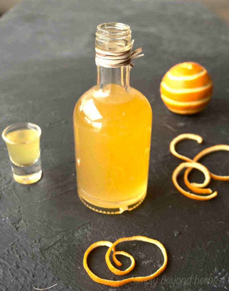 Orange peel tea made of fresh or dried peel - SimplyBeyondHerbs