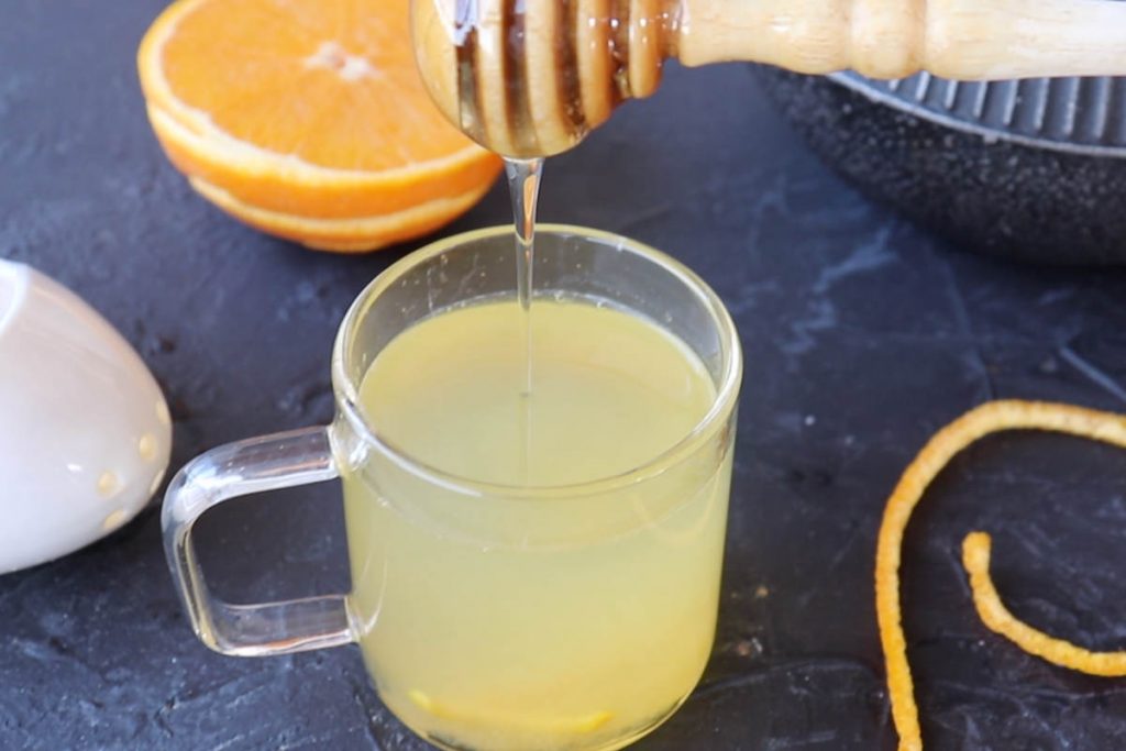 Orange peel tea made of fresh or dried peel - SimplyBeyondHerbs