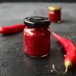 Sweet and spicy Red pepper jam recipe - SimplyBeyondHerbs