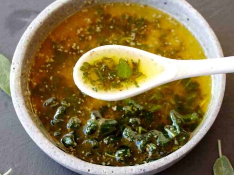 Easy Sage butter sauce - SimplyBeyondHerbs