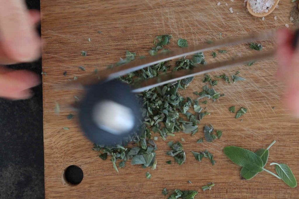 Easy Sage butter sauce - SimplyBeyondHerbs