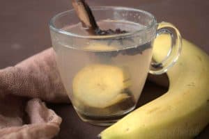 Banana tea recipe for restful sleep - SimplyBeyondHerbs