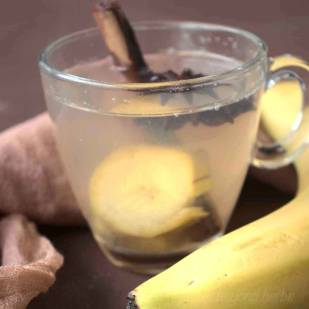 Banana tea recipe for restful sleep - SimplyBeyondHerbs