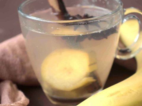 Banana tea recipe for restful sleep - SimplyBeyondHerbs