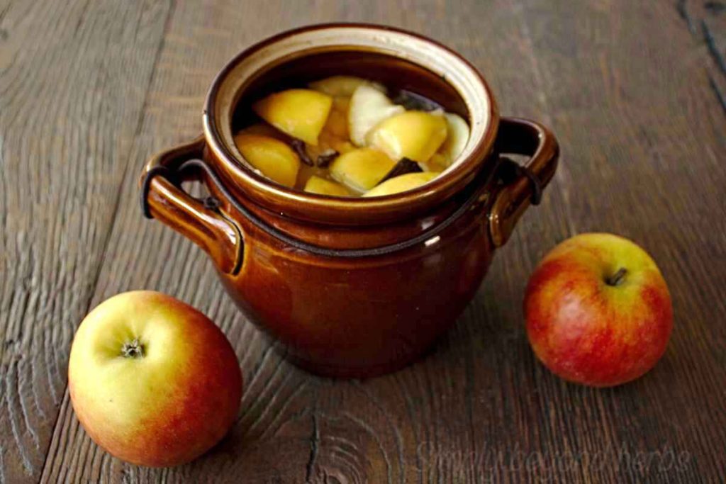Probiotic Rich Fermented Apple Recipe - SimplyBeyondHerbs