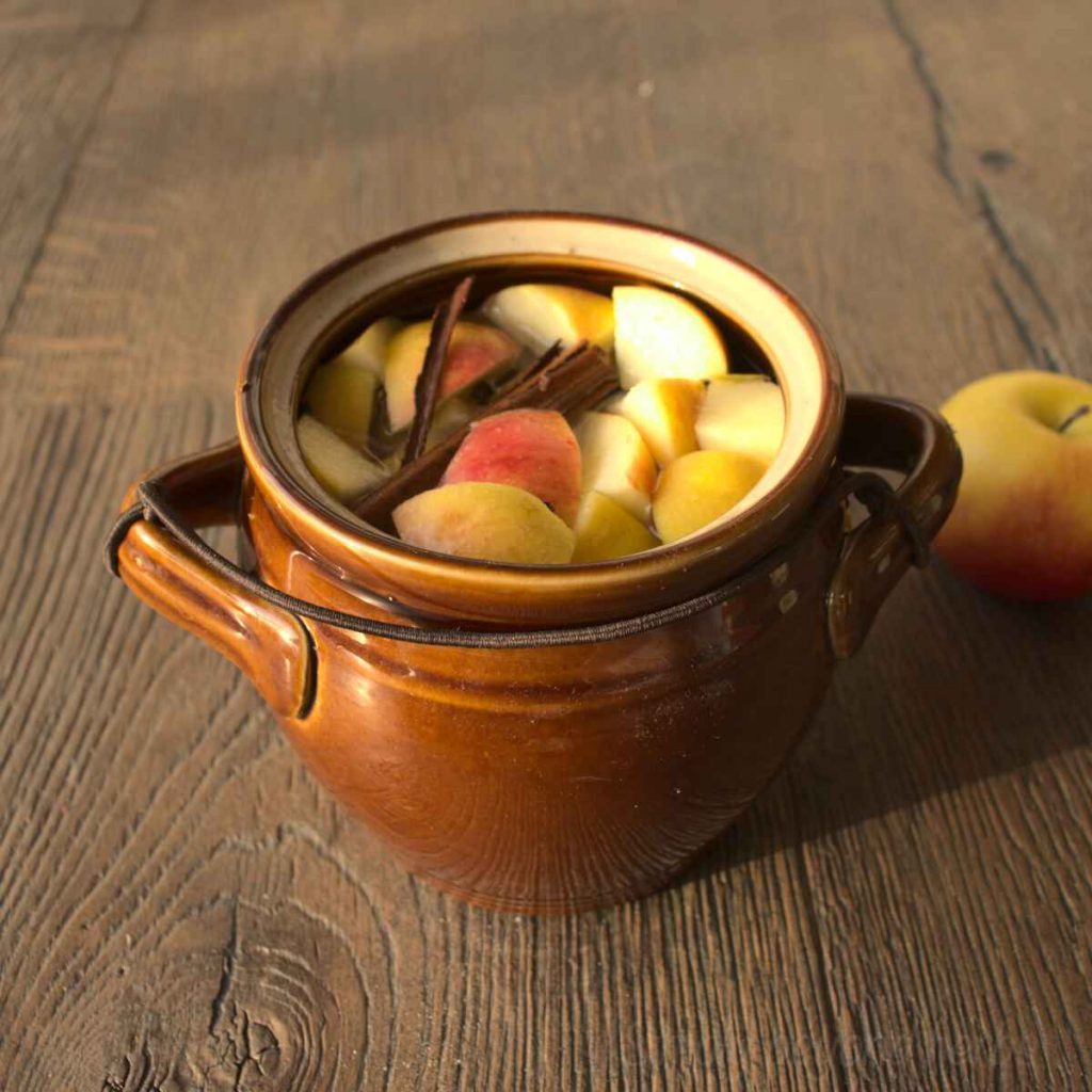 Probiotic Rich Fermented Apple Recipe - SimplyBeyondHerbs