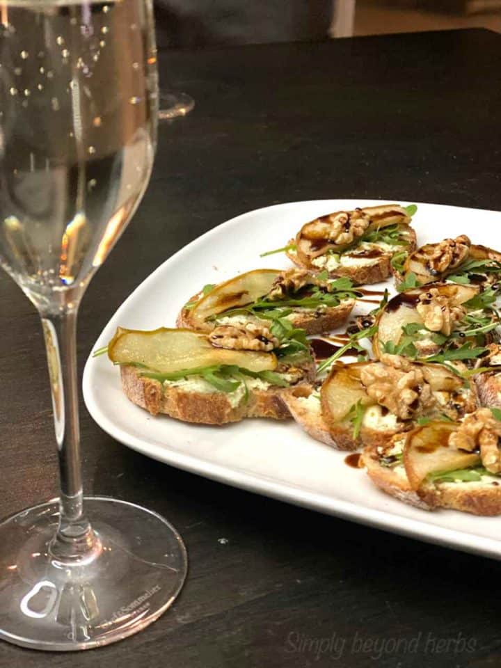 Easy Grilled pears recipe - SimplyBeyondHerbs