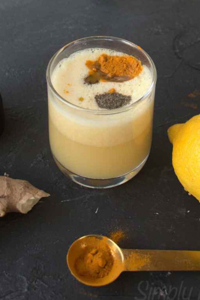 Lemon ginger turmeric shot recipe - SimplyBeyondHerbs