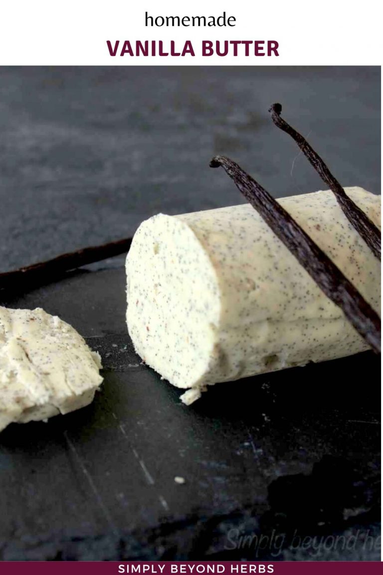 Vanilla butter recipe from scratch - SimplyBeyondHerbs