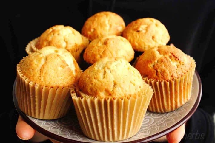 Simple vanilla muffin recipe - SimplyBeyondHerbs