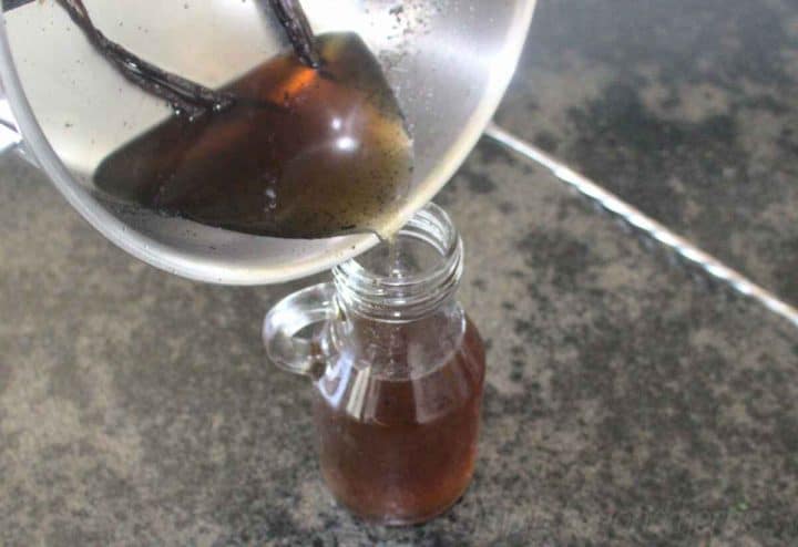 Homemade vanilla simple syrup - SimplyBeyondHerbs