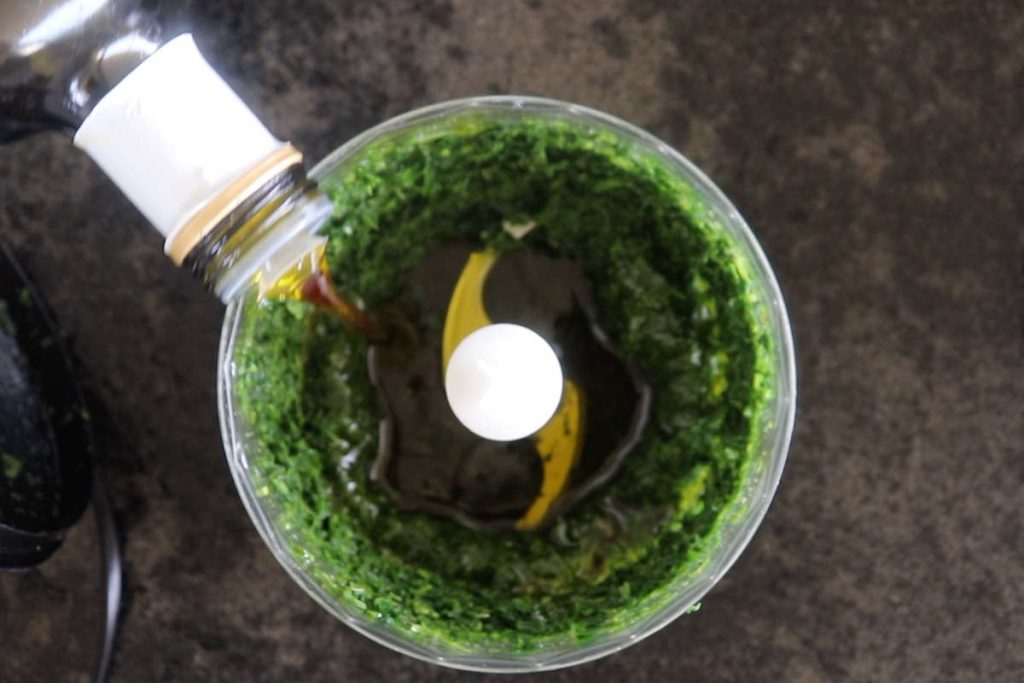 How to make Green Herb Oil using fresh herbs - SimplyBeyondHerbs