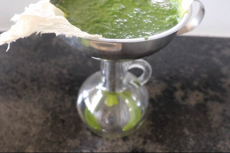How to make Green Herb Oil using fresh herbs - SimplyBeyondHerbs