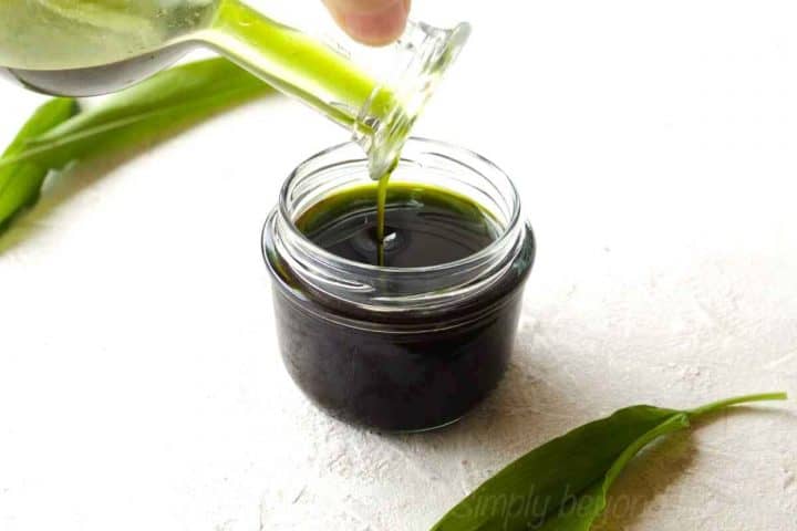 How to make Green Herb Oil using fresh herbs - SimplyBeyondHerbs