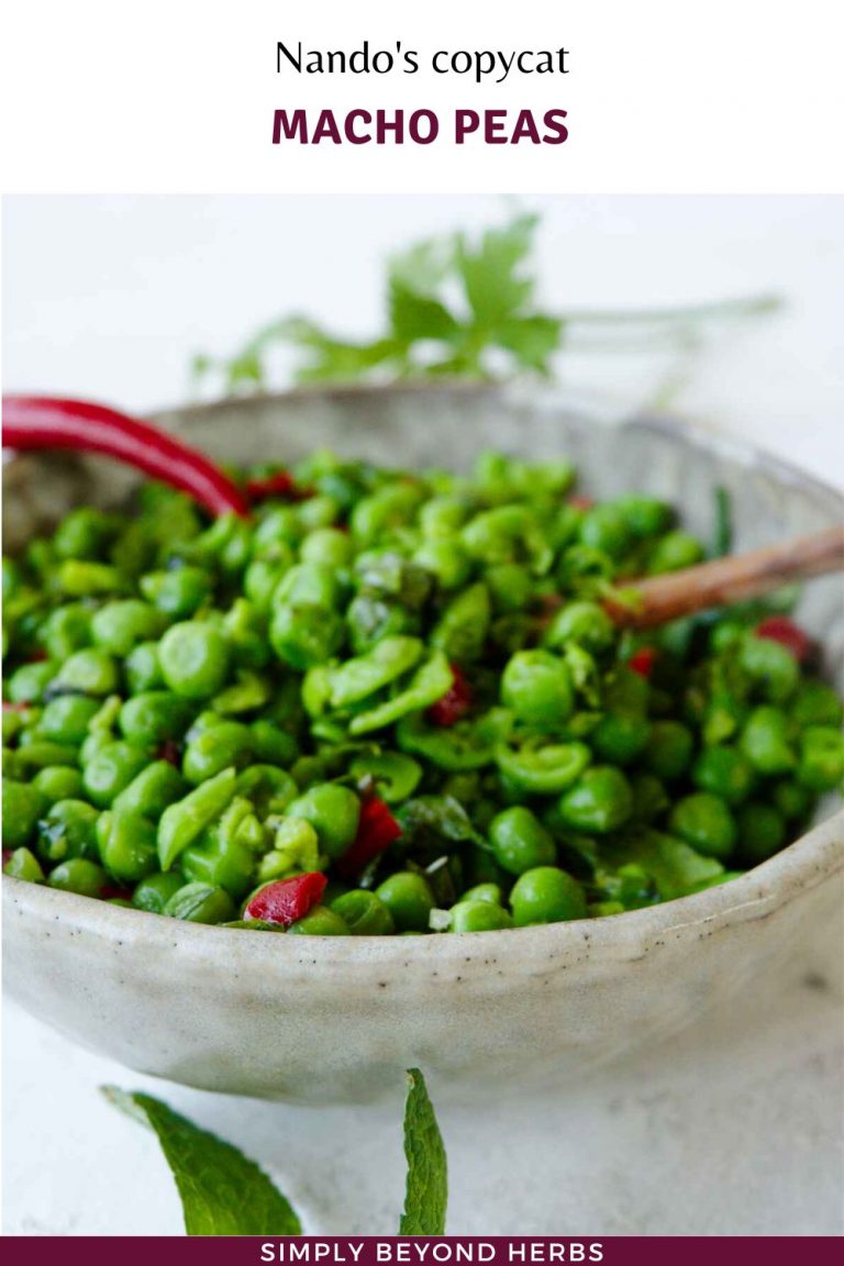 Easy homemade Nando's Macho Peas recipe - SimplyBeyondHerbs