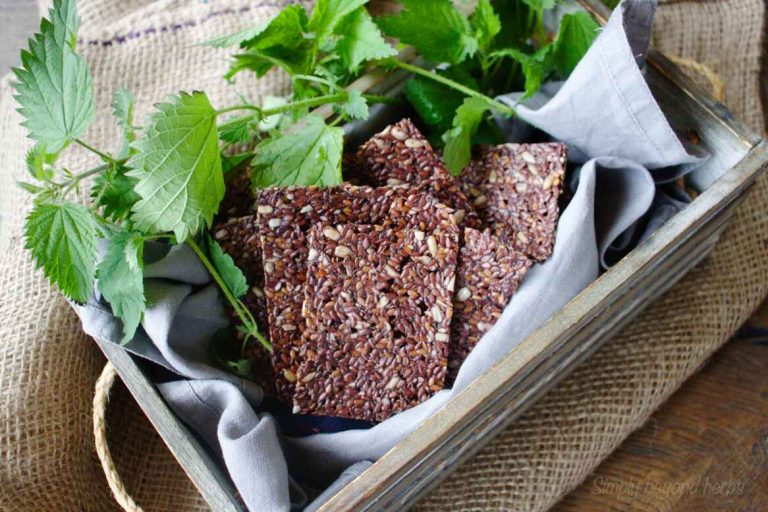 Easy Seed Cracker recipe: Multi-seed crackers - SimplyBeyondHerbs