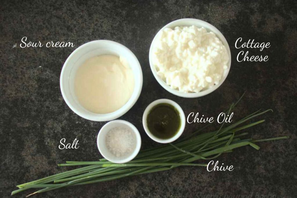 5 ingredients Sour Cream and Chive Dip Recipe - SimplyBeyondHerbs