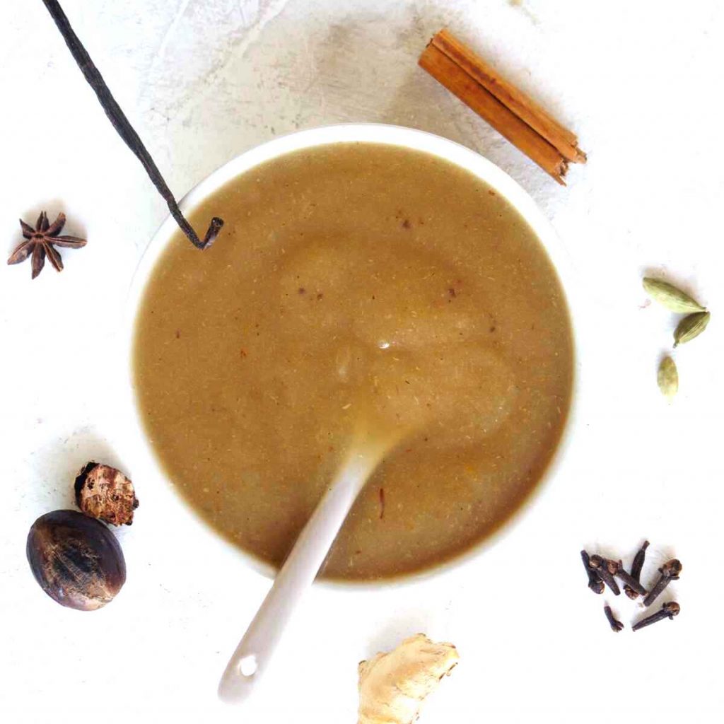 Easy Pear Butter Recipe with spices - SimplyBeyondHerbs