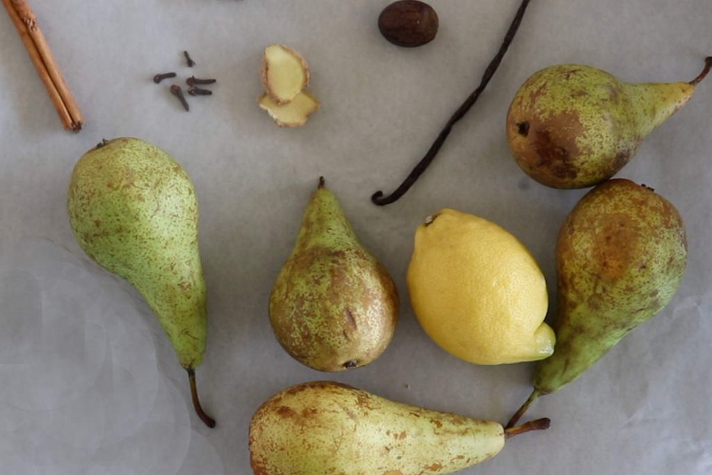 Easy Pear Butter Recipe with spices - SimplyBeyondHerbs