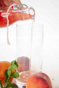 Refreshing Peach Water Recipe - SimplyBeyondHerbs