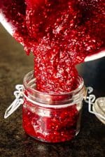 Rich Red Raspberry preserves without pectin. - SimplyBeyondHerbs
