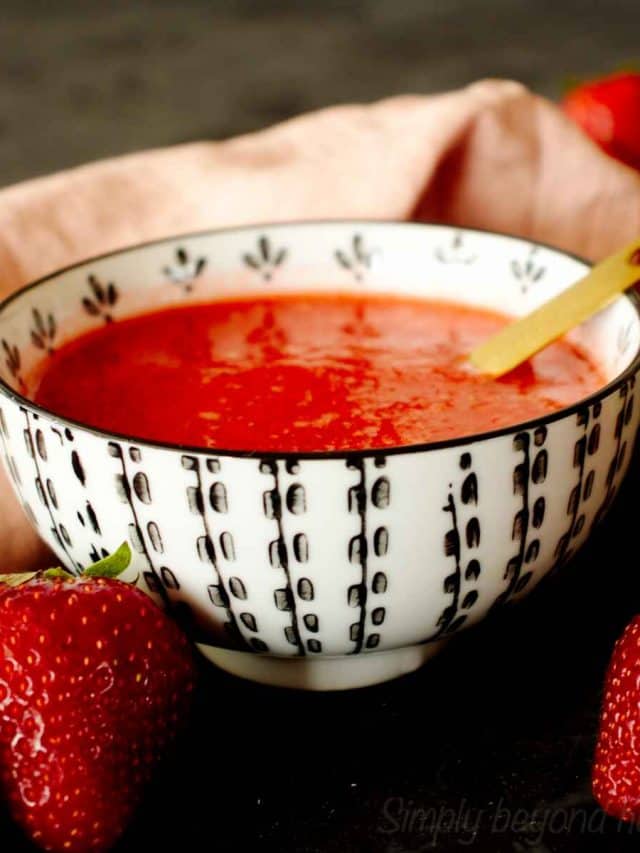 Rich Red Raspberry preserves without pectin. - SimplyBeyondHerbs