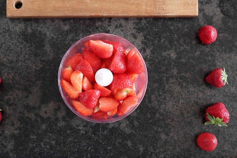 Quick and Easy Strawberry Coulis recipe - SimplyBeyondHerbs