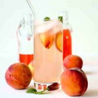 Refreshing Peach Water Recipe - SimplyBeyondHerbs