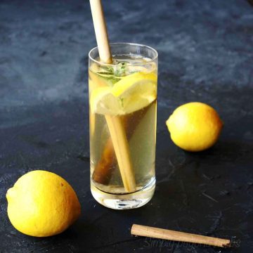 Refreshing Lemon Cinnamon Water Recipe - SimplyBeyondHerbs