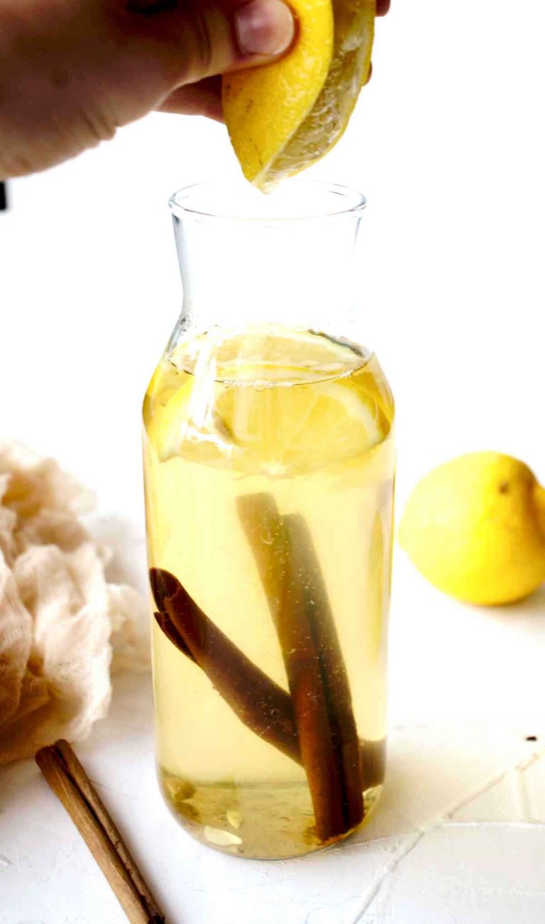 Refreshing Lemon Cinnamon Water Recipe - SimplyBeyondHerbs