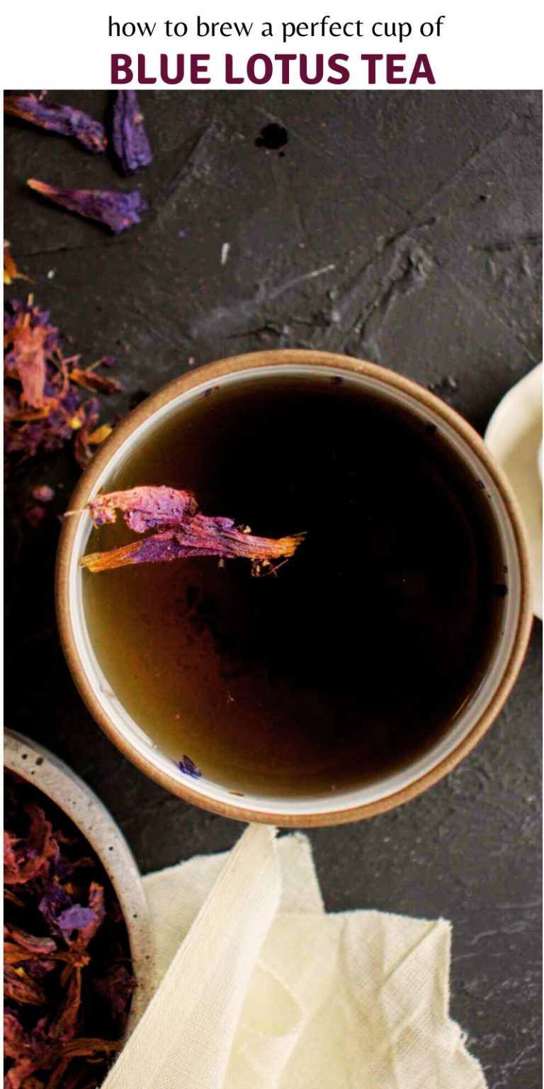 How to brew and sip Blue Lotus Tea - SimplyBeyondHerbs