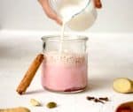 Energizing Pink Latte with Warming Spices - SimplyBeyondHerbs