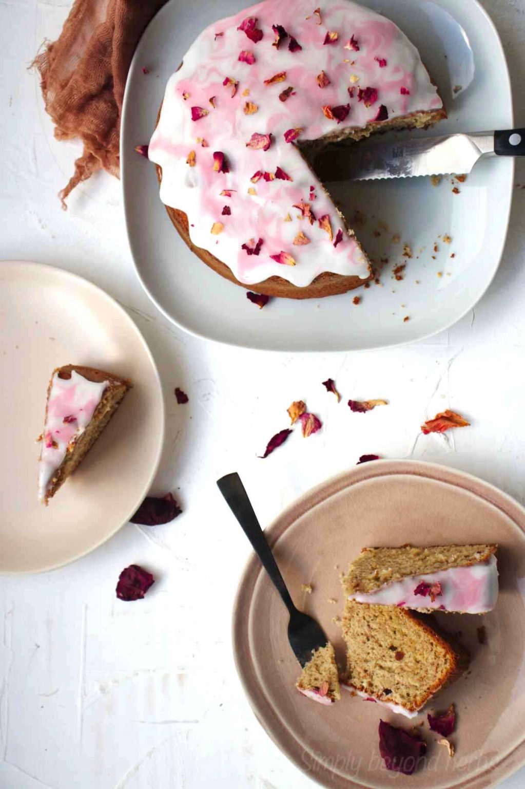 Best Rose Milk Cake: Rose Tres Leches Cake Recipe - SimplyBeyondHerbs