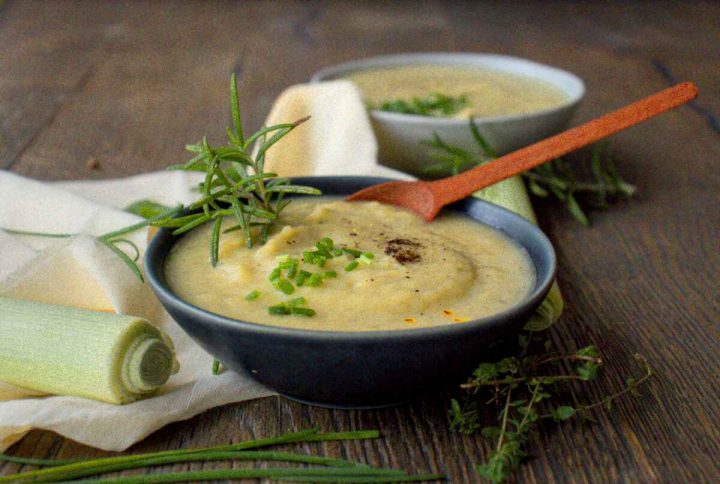 Creamy and Tasty Leek Soup without Potatoes - SimplyBeyondHerbs