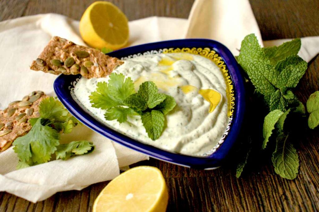 Fresh Lemon Herb Tahini Sauce or Dressing - SimplyBeyondHerbs