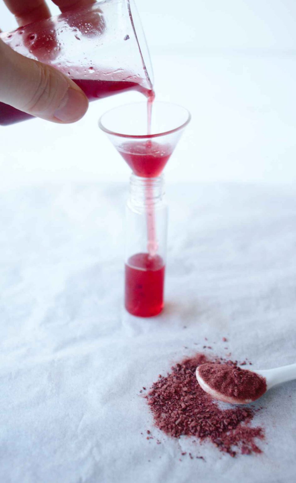 How to make beetroot lip balm for a naturally pink tint - SimplyBeyondHerbs