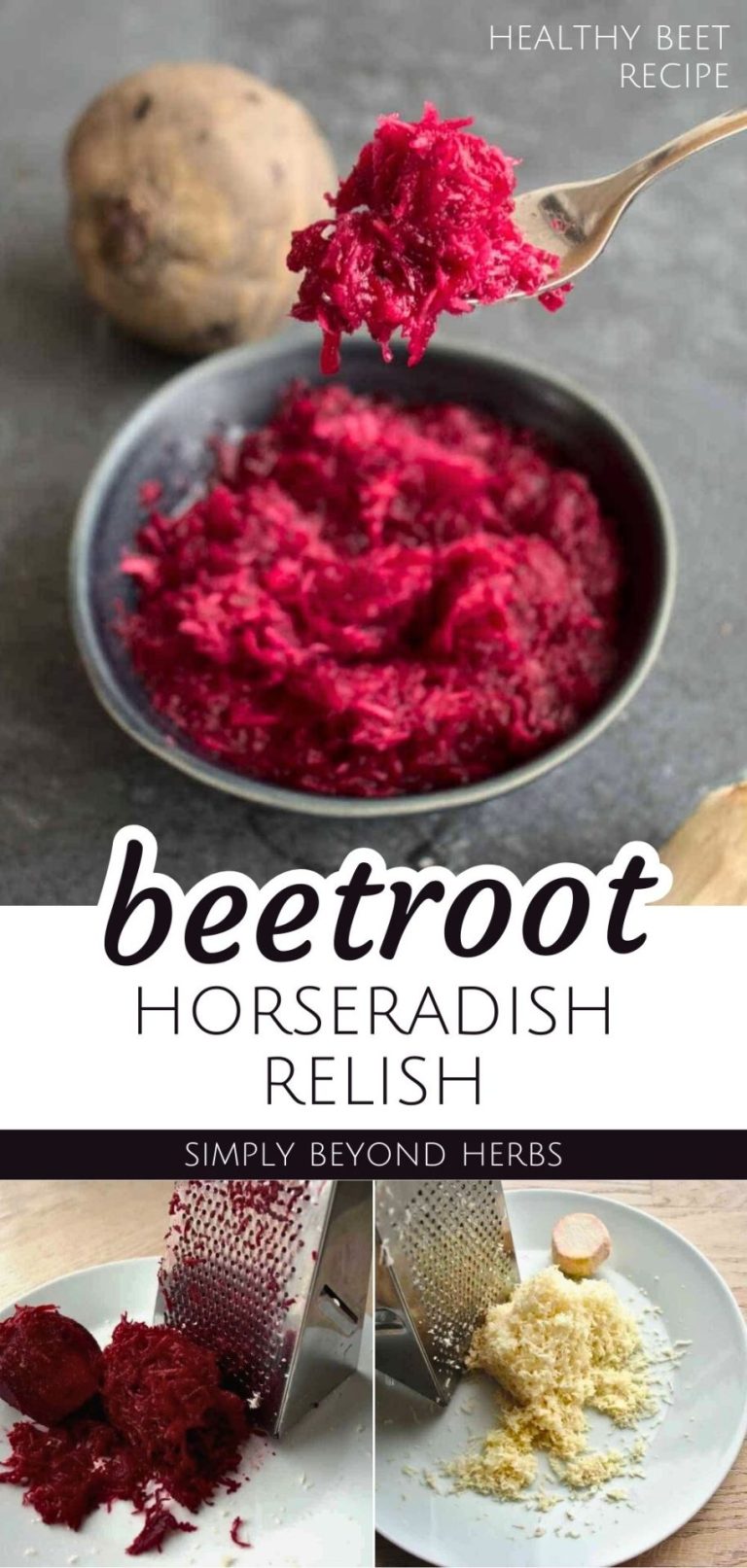 Raw Beetroot Horseradish Recipe - SimplyBeyondHerbs