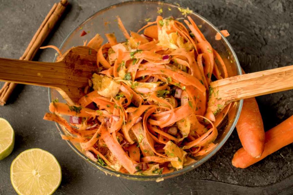 Crunchy Raw Carrot Salad - SimplyBeyondHerbs