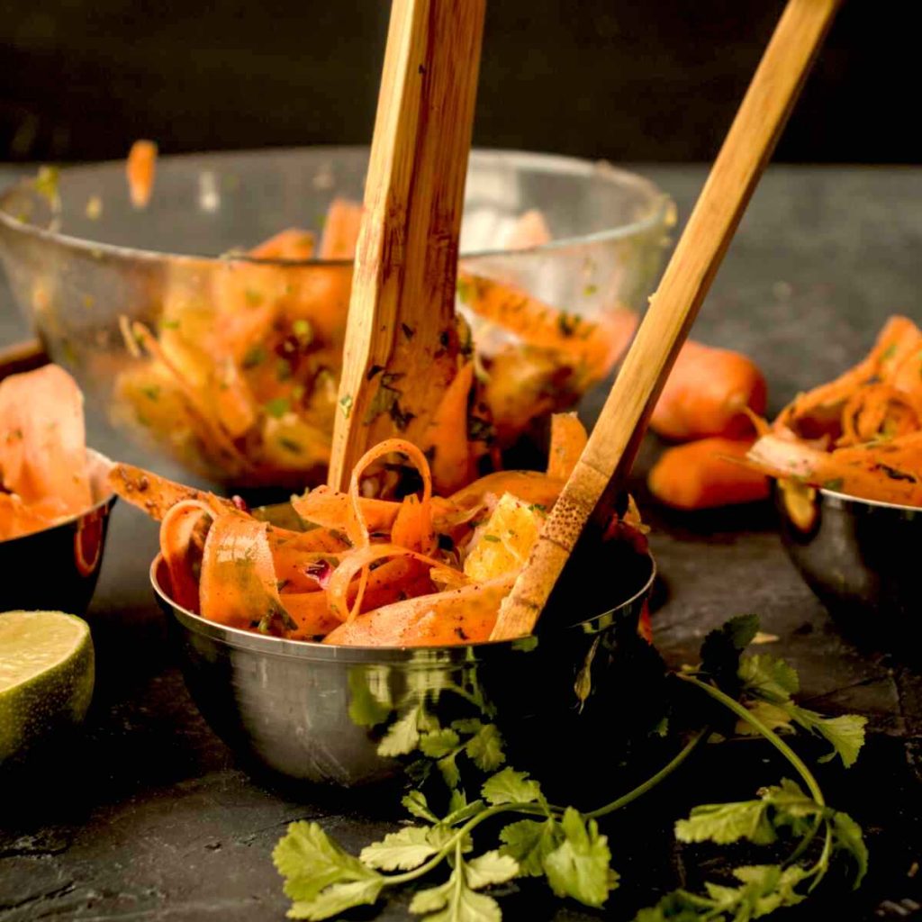 Crunchy Raw Carrot Salad - SimplyBeyondHerbs