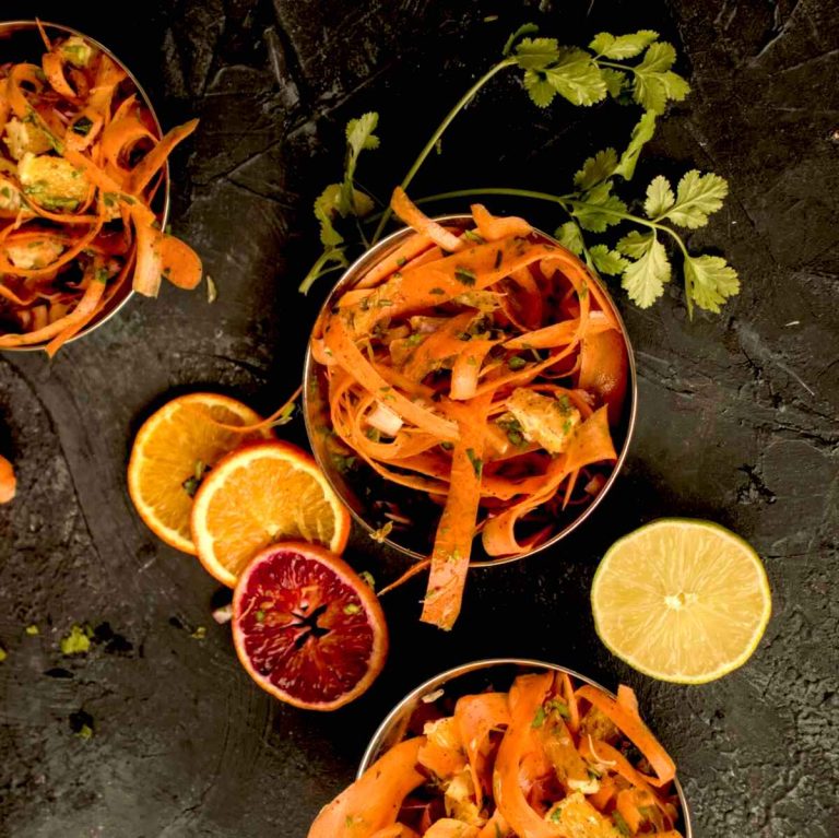 Crunchy Raw Carrot Salad - SimplyBeyondHerbs