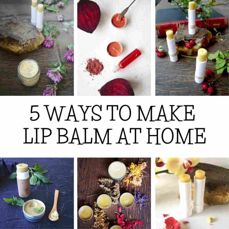 5 Homemade Beeswax Lip Balm Recipes - SimplyBeyondHerbs
