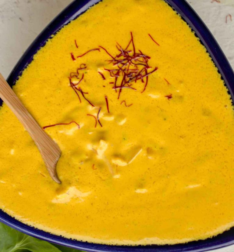 Creamy Saffron Sauce - SimplyBeyondHerbs