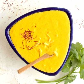 Creamy Saffron Sauce - SimplyBeyondHerbs