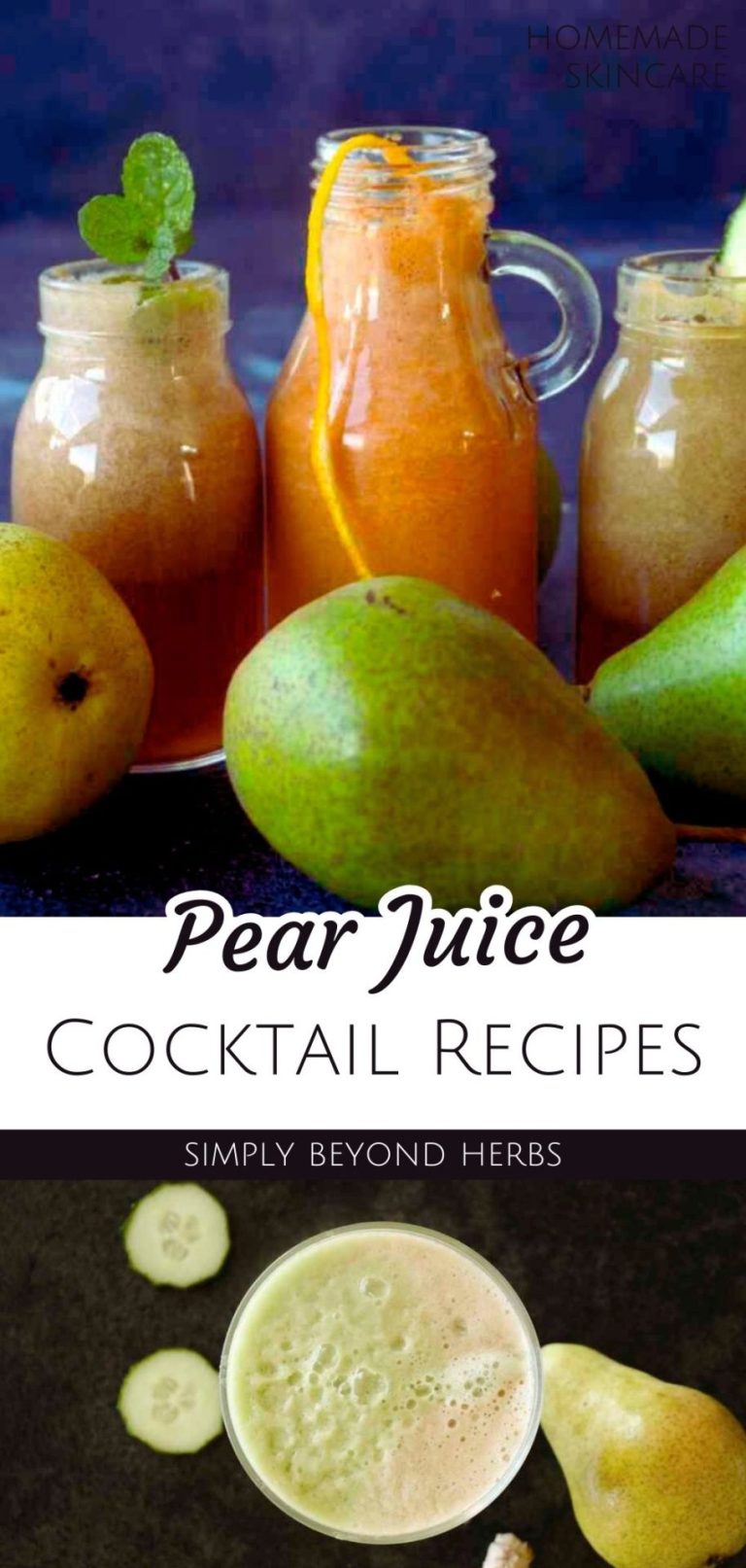 3 Refreshing Pear Juice Recipes - SimplyBeyondHerbs