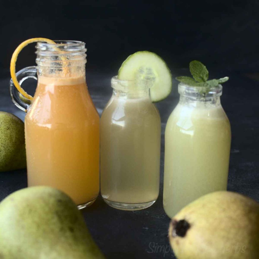 3 Refreshing Pear Juice Recipes - SimplyBeyondHerbs
