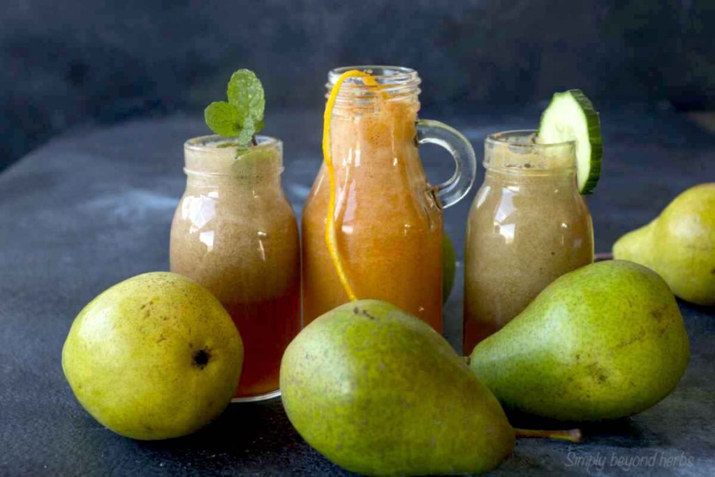 3 Refreshing Pear Juice Recipes - SimplyBeyondHerbs