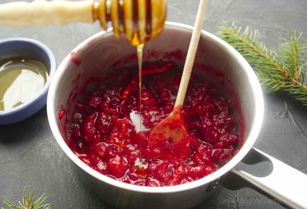 Festive Homemade Christmas Jam - SimplyBeyondHerbs