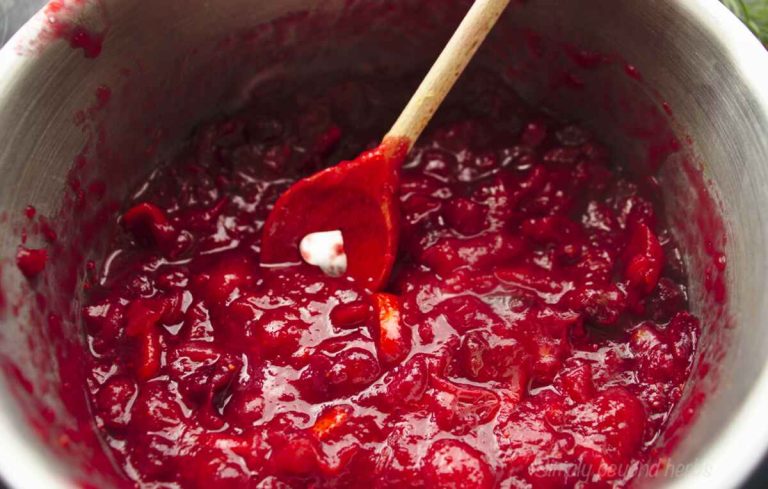 Festive Homemade Christmas Jam - SimplyBeyondHerbs