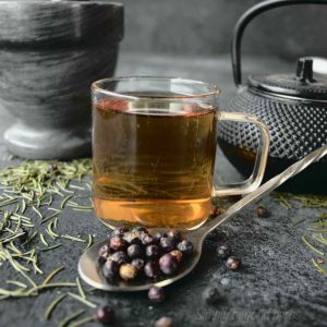How to make juniper berry tea - SimplyBeyondHerbs
